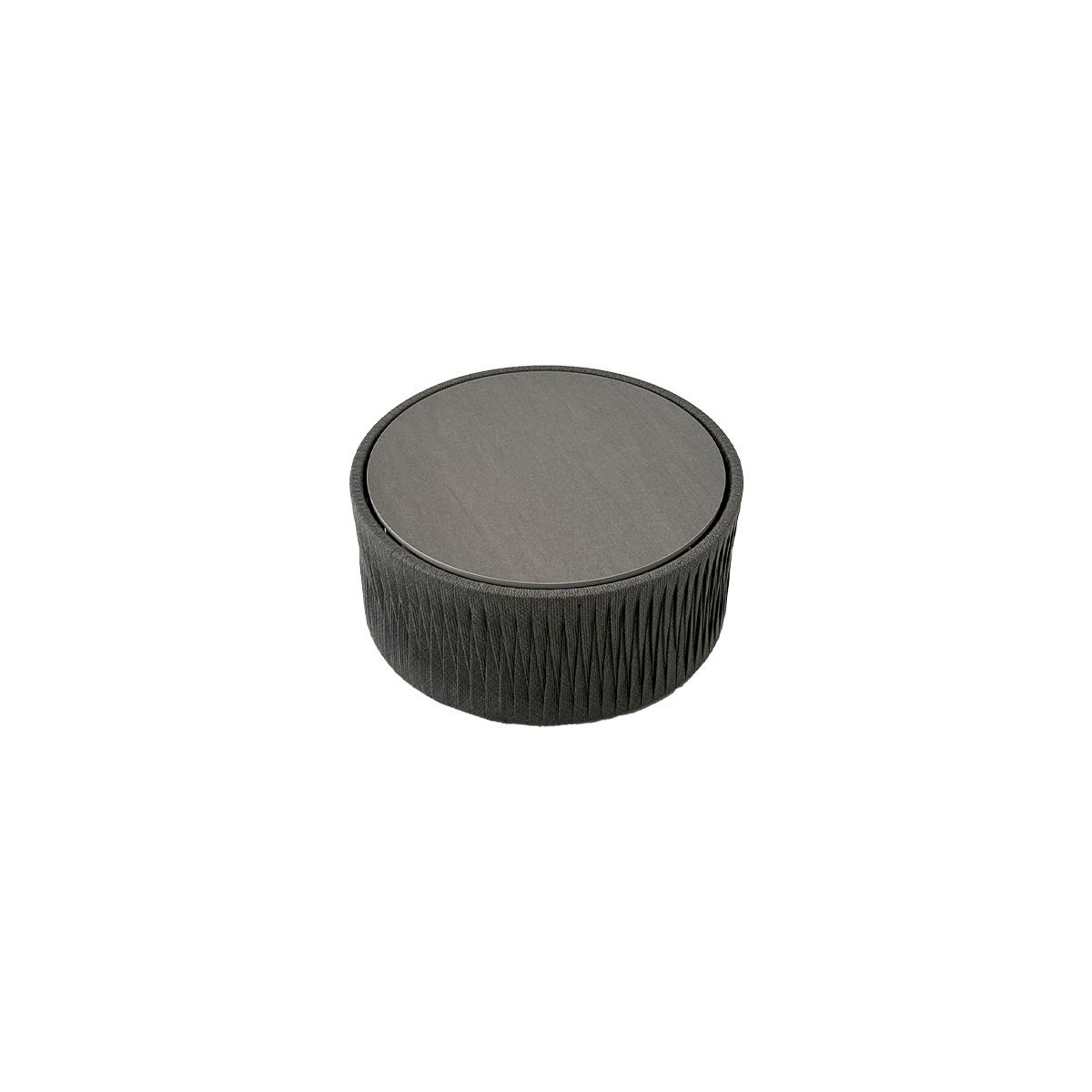 Oasis Outdoor Round Side Table 600mm W | Waterfall Weave
